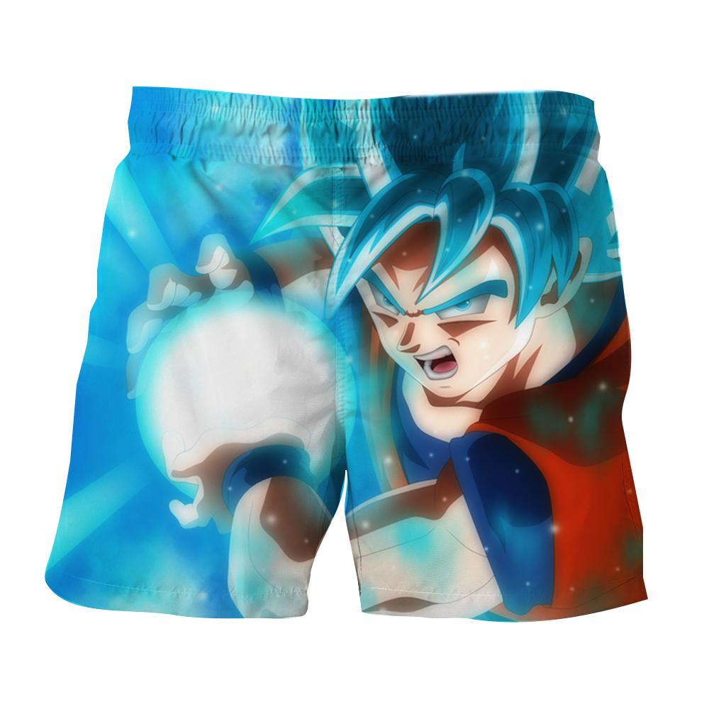 Dragon Ball DBZ Goku Super Saiyan God Blue Powerful Cool Shorts