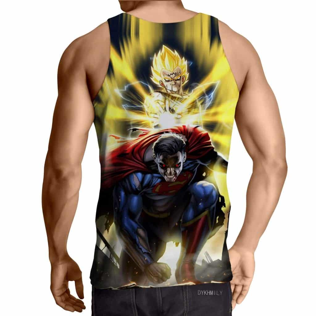 DBZ Super Yellow Majin Vegeta Superman Epic Battle Tank Top