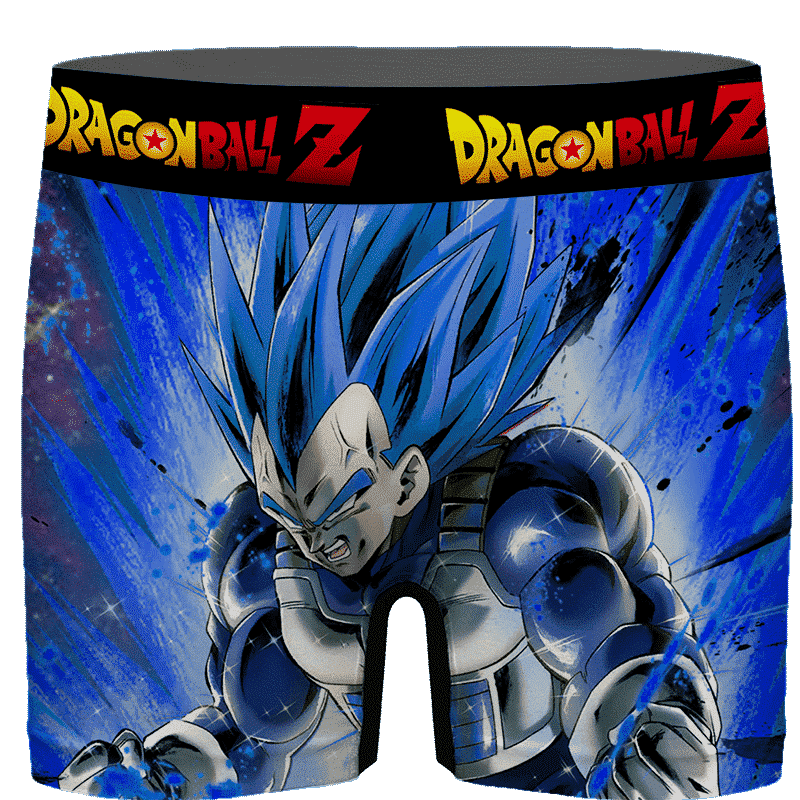 Dragon Ball Vegeta Super Saiyan Blue Charged Up Men’s Underwear ...