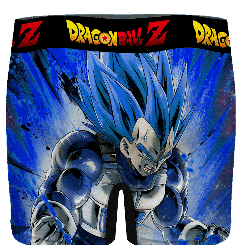 Dragon Ball Vegeta Super Saiyan Blue Charged Up Men’s Underwear ...