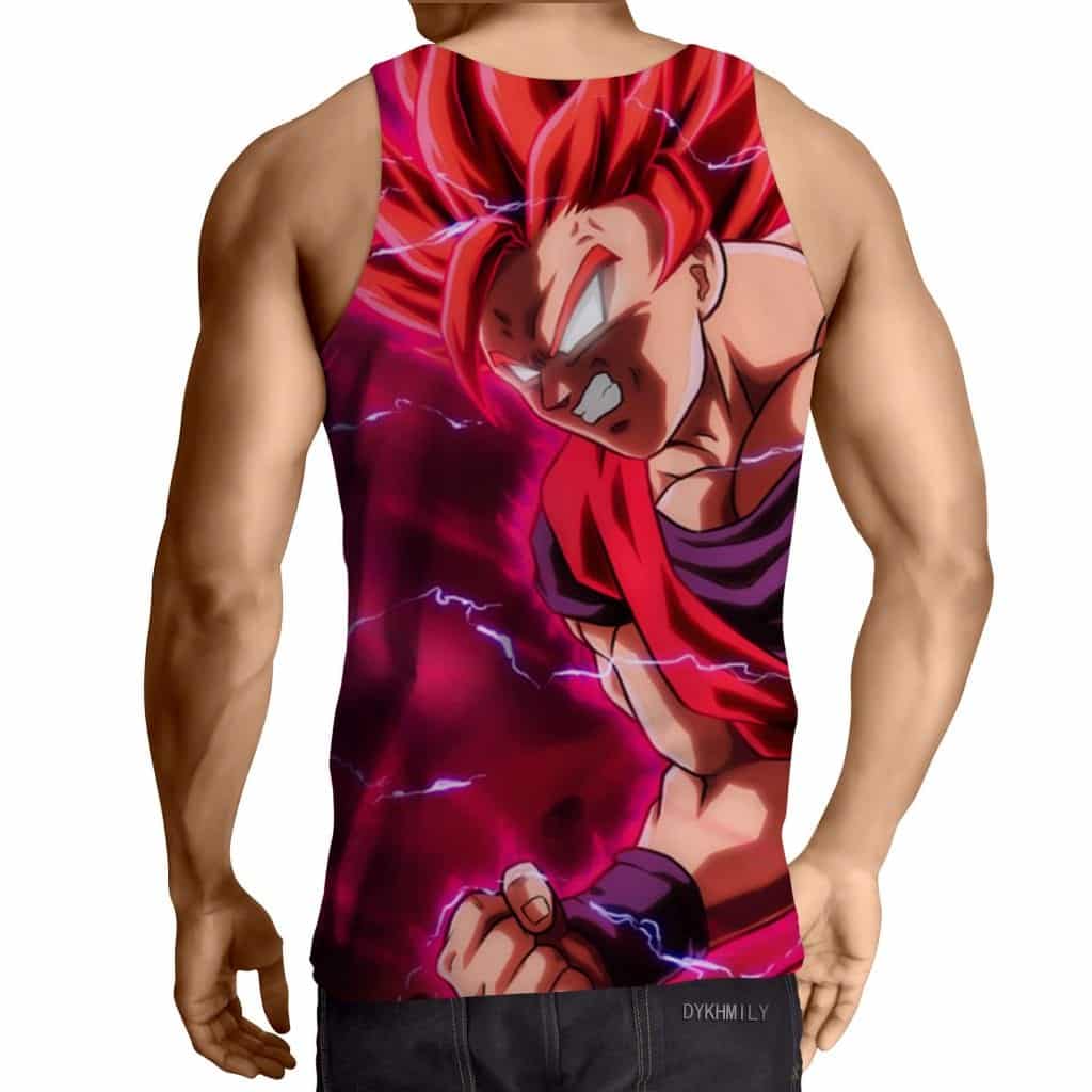 Dragon Ball Super Goku Red Super Saiyan Epic Training Tank Top