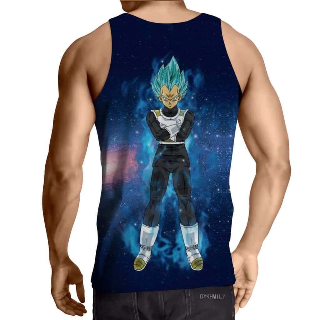 Dragon Ball Super Pissed Vegeta Blue Dope Universe Tank Top