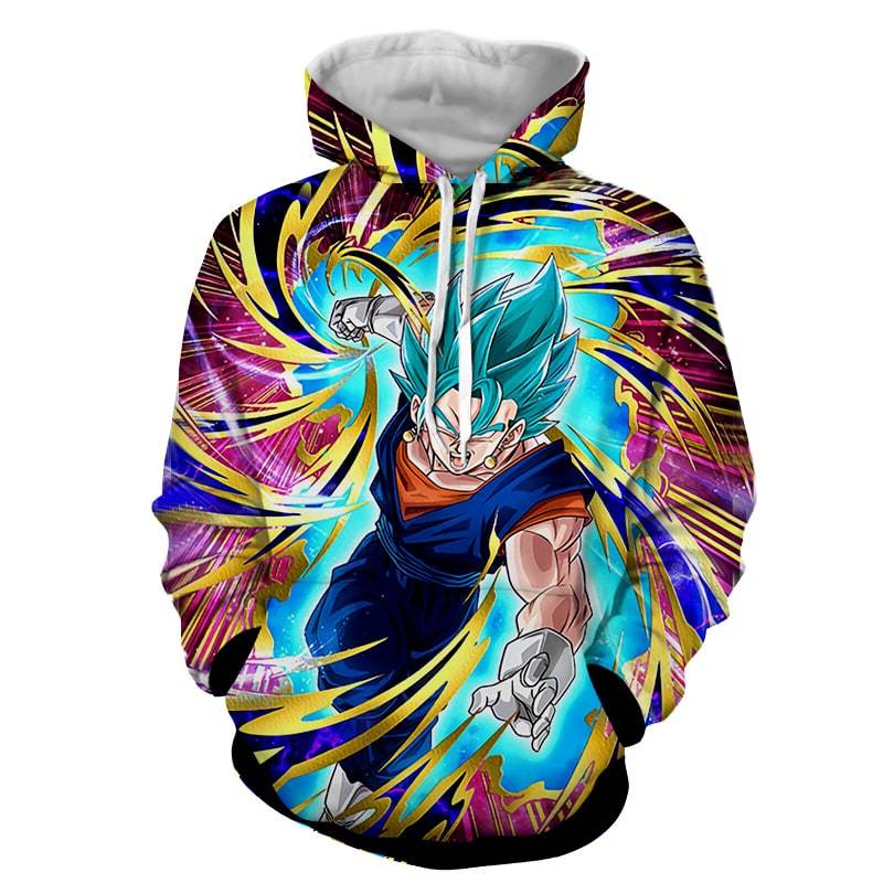 Dragon Ball Super Vegito Ultra Instinct Cool Colorful Hoodie