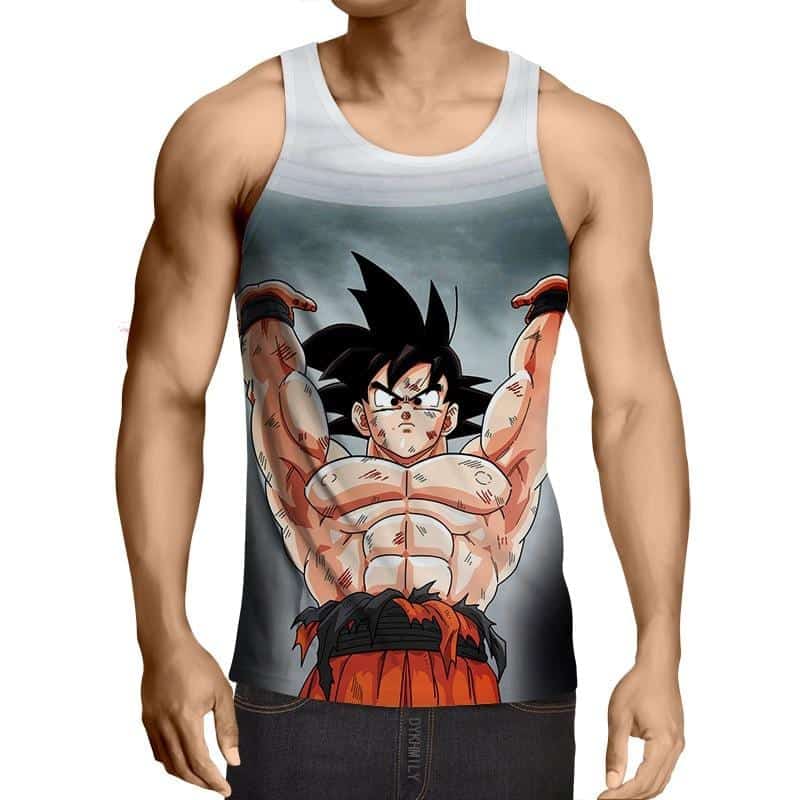 Dragon Ball Z Cool Son Goku Energy Ball Spirit Bomb Tank Top