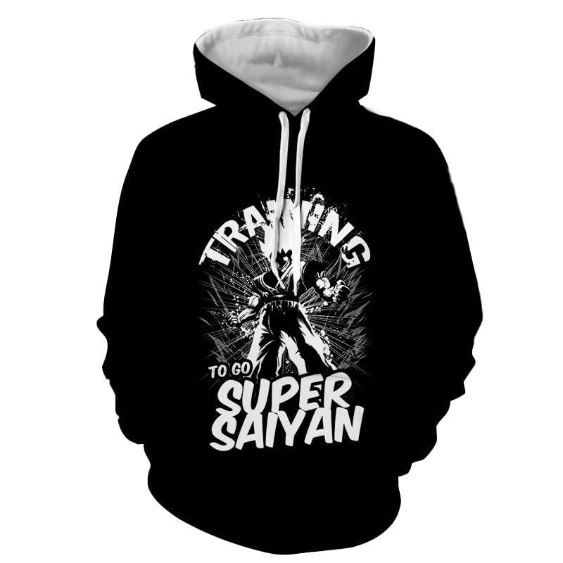 Dragon Ball Z Goku Training To Go Super Saiyan Epic Hoodie