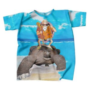 Master Roshi Turtle Shell Sky 3D Cool T-Shirt