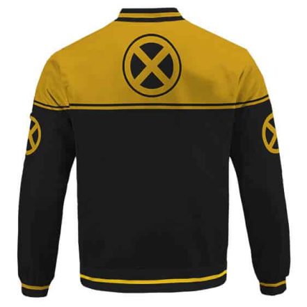 Amazing X-men Classic Black And Yellow Theme Varsity Jacket (Kids & Adults)