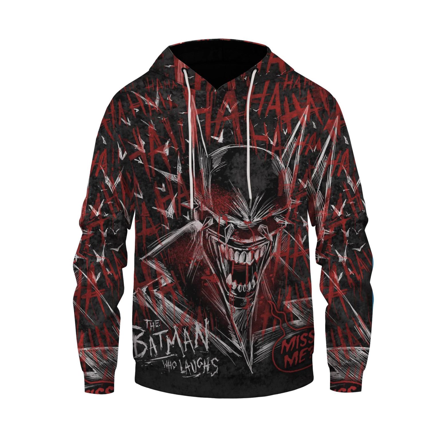 The Batman Who Laughs Bloody And Creepy Design Dope Hoodie (Kids & Adults)